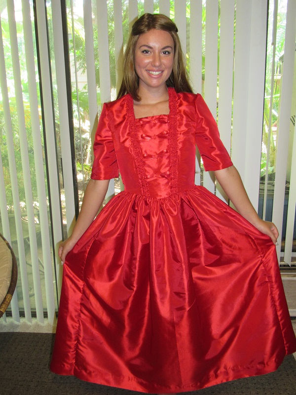 READY To Ship 1770s 1700s Colonial Cosplay Gown Costume for Teens Adul ...