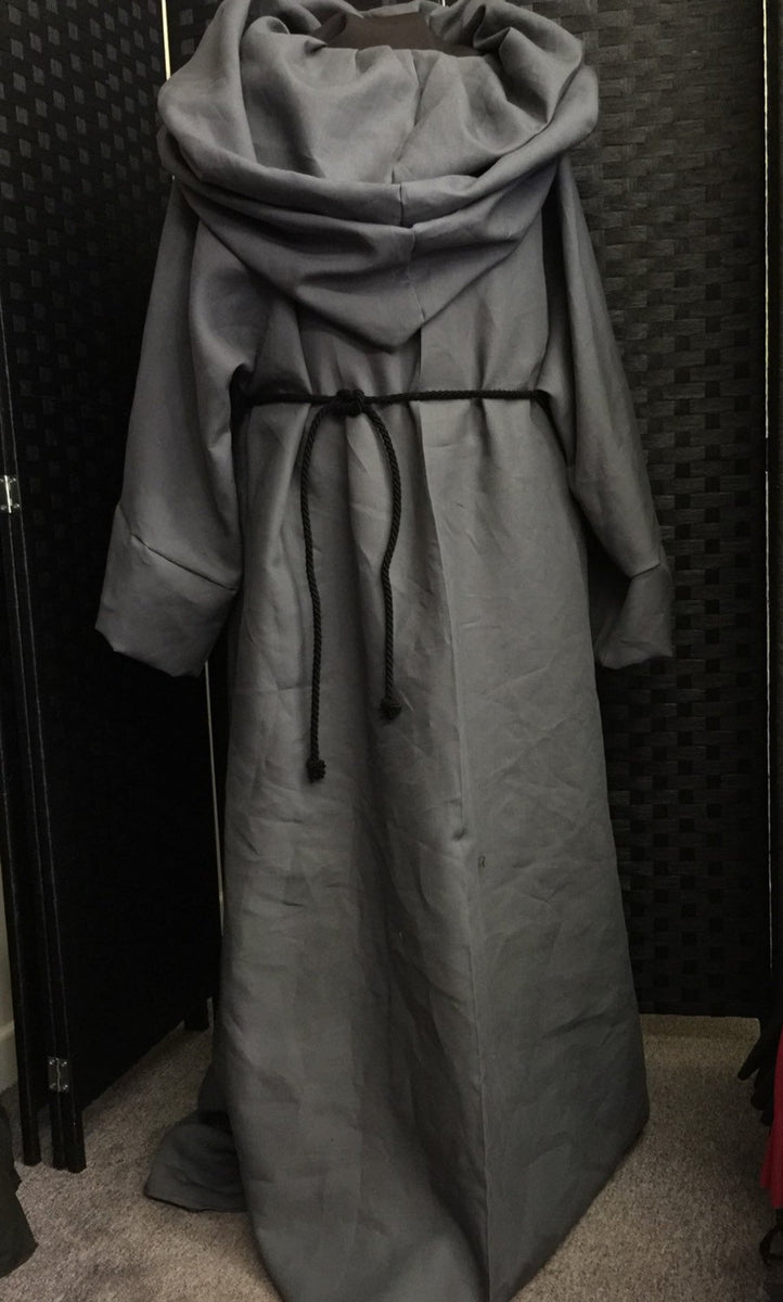 Maester robe game of thrones grey linen custom made for you – MJcostume