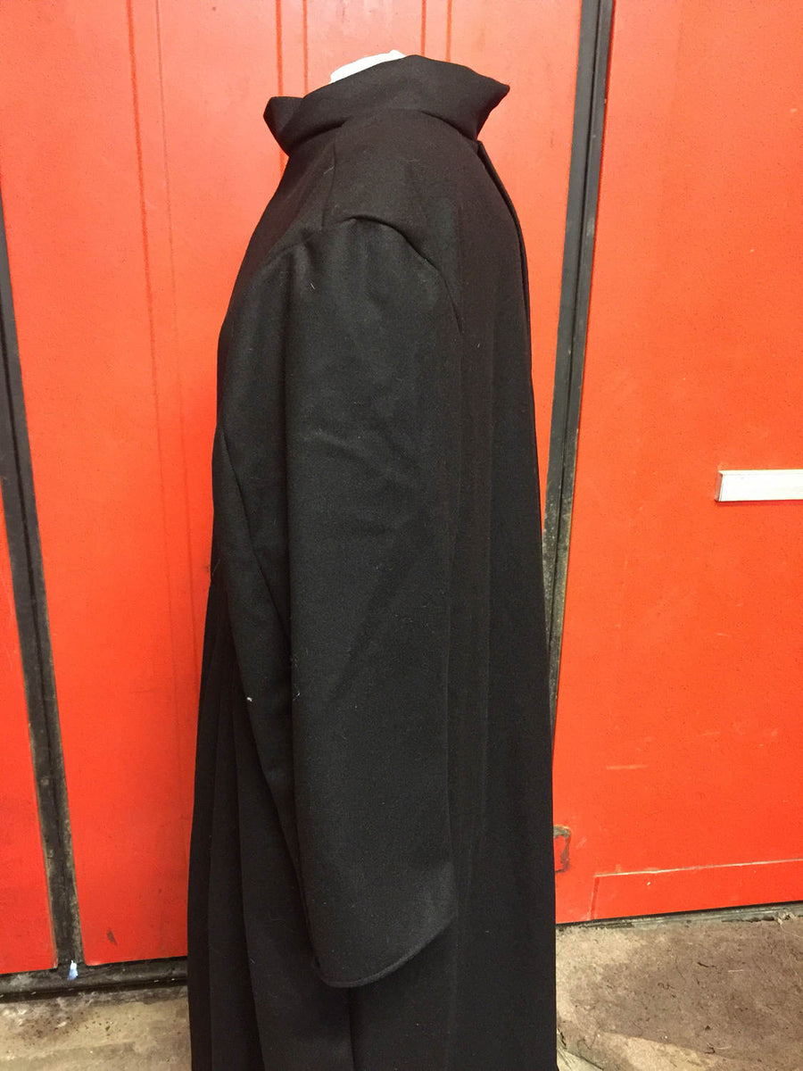 Black priests coat in wool – MJcostume