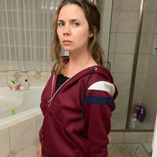 Wanda Vision Scarlet Witch Hoodie Cosplay Costume Zip Up Jacke – MJcostume