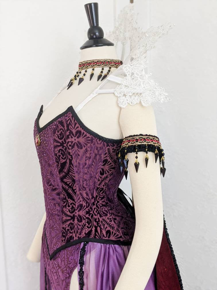 Evil Queen Costume Cosplay Corset Adult SAMPLE SALE – MJcostume