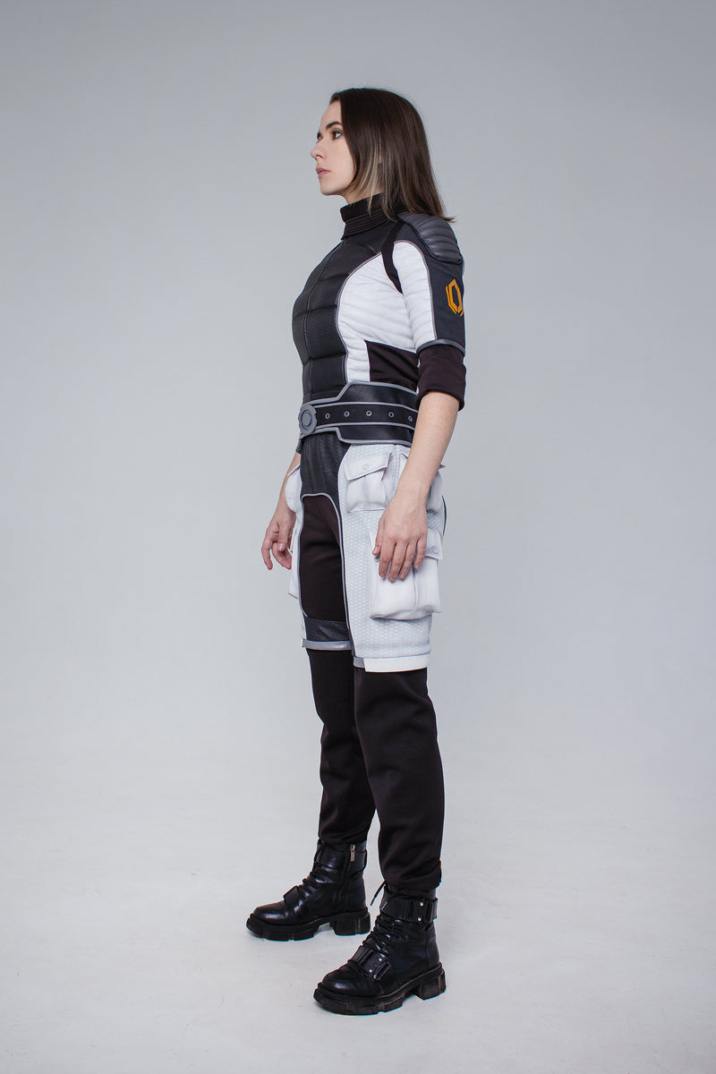 Mass Effect women cosplay uniform Female Shepard Alliance cosplay Vide ...