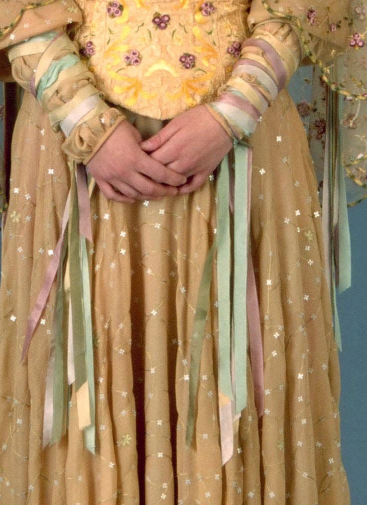 Padme floral cosplay Meadow Yellow picnic dress – MJcostume