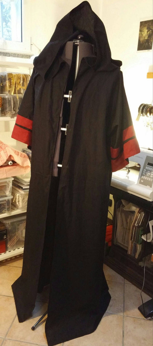 MADE TO ORDER Sith Acolyte Hooded Robe replica, star wars costume, cos ...