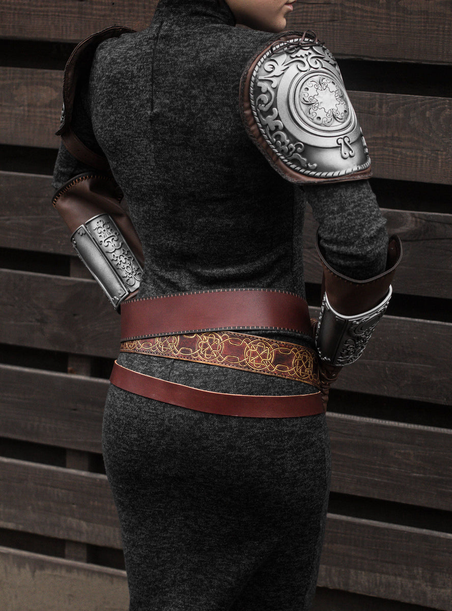 Syanna cosplay armor set from Witcher Video Game Sylvia Anna outfit ar ...