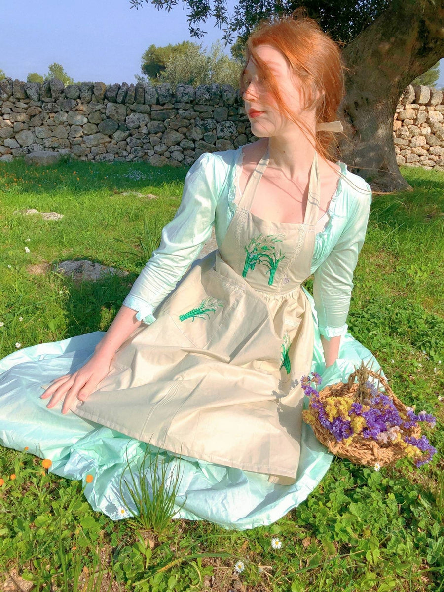 Cottagecore apron 100% cotton Adventure In The Great Wide Somewhere co ...