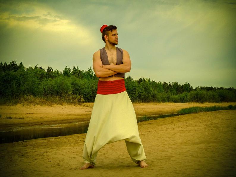 Adult Aladdin Costume Custom-made Aladdin Outfit for Men – MJcostume