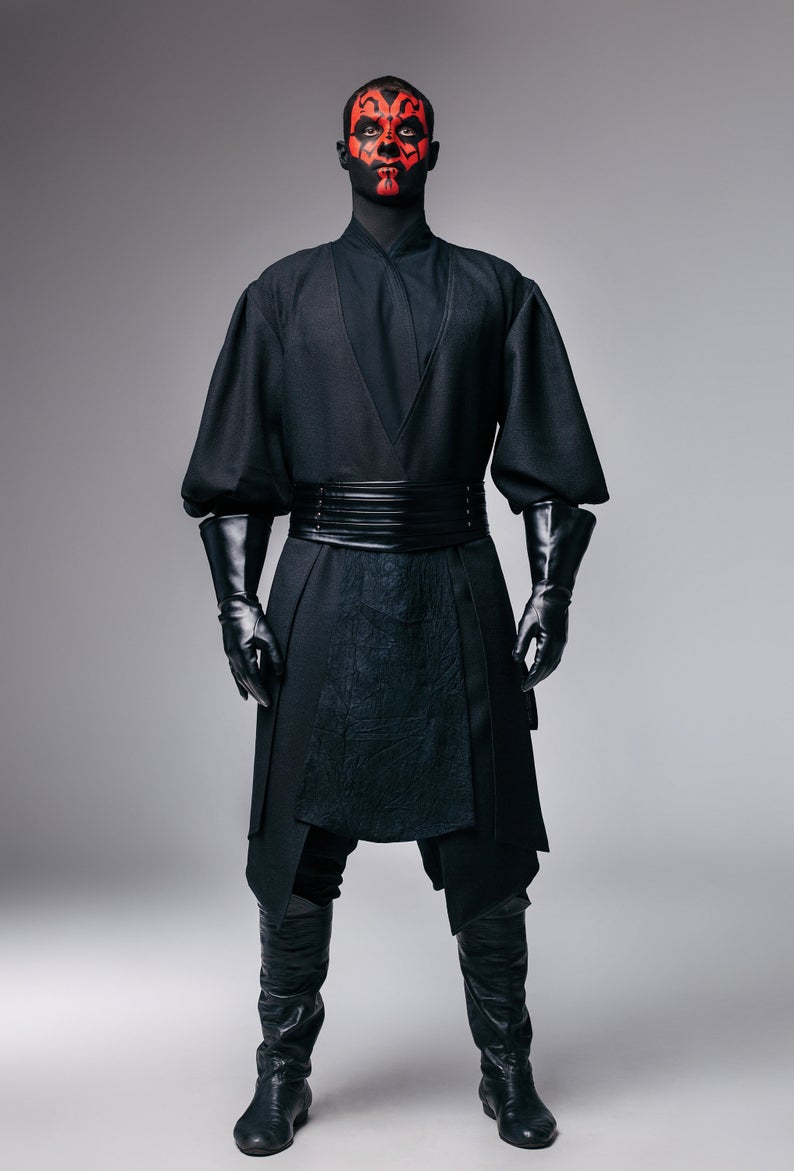 Darth Maul Costume for Adult from Star Wars Full Sets Robe Tunic ...