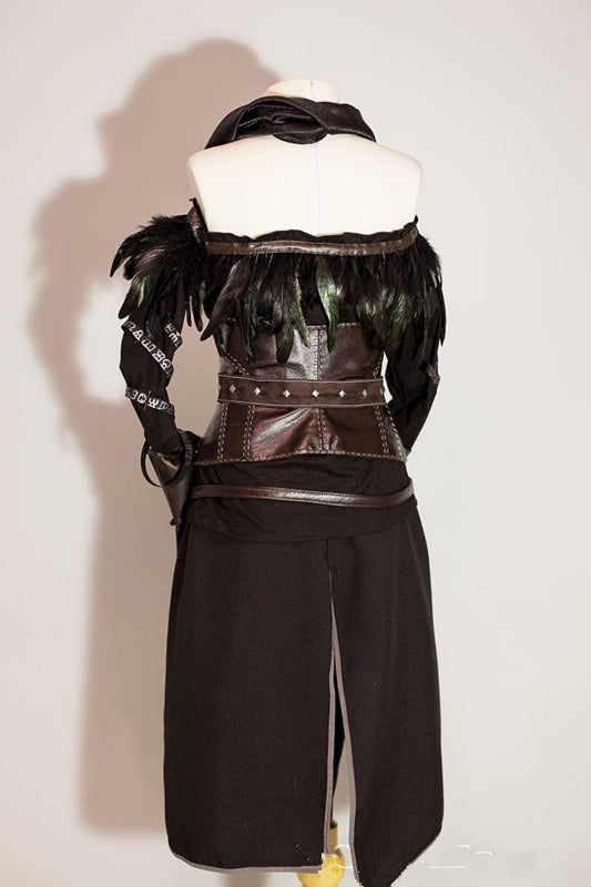 Yennefer Alternative Cosplay Costume Black Outfit with Corset – MJcostume